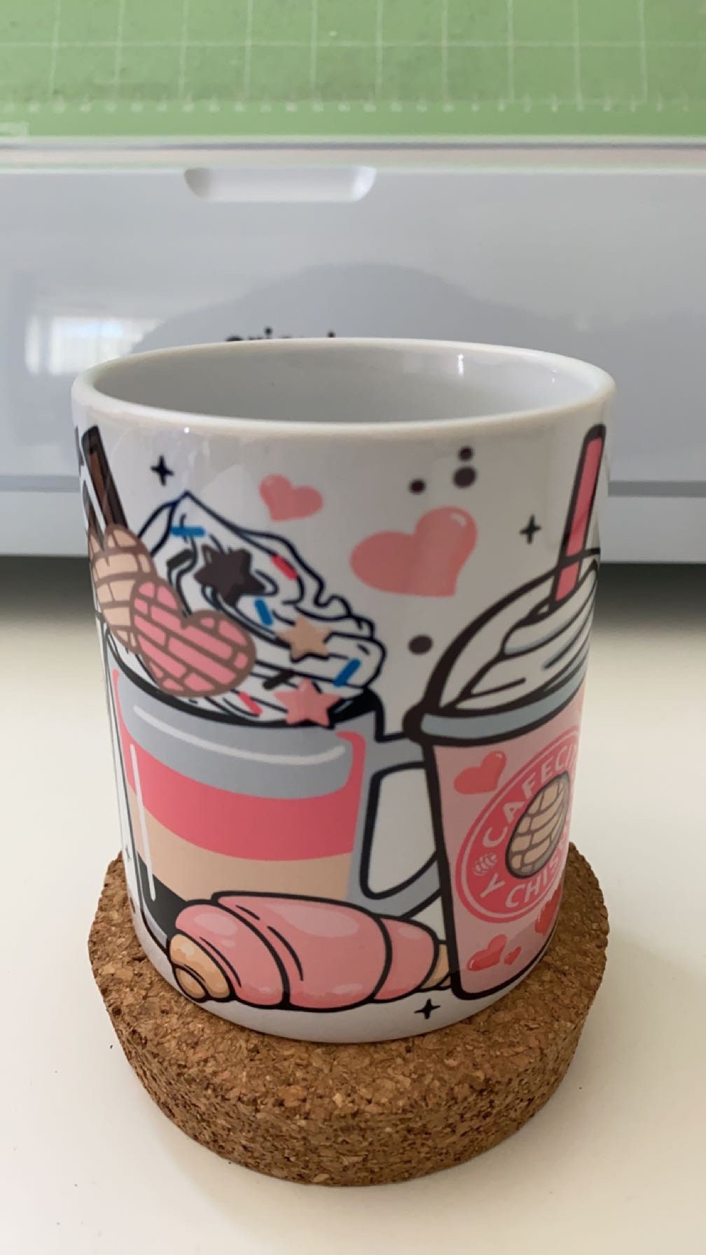 Cafecito Y Chisme Glass Tumbler Cafecito Y Chisme Ceramic Mug Libby
