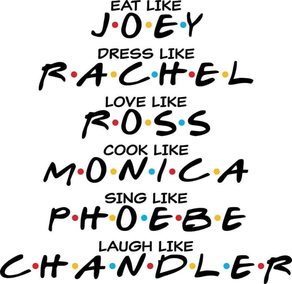 Friends TV Show Bookmark Handmade Eat Like Joy Love Like - Etsy