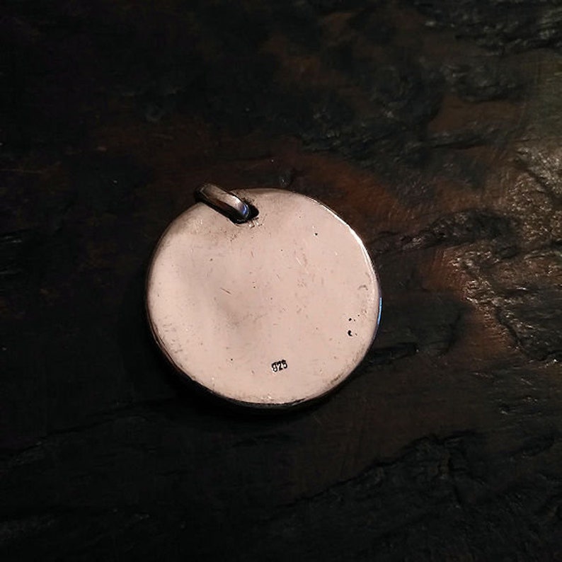 Sterling Silver Large Pendant Men's Handmade Silver - Etsy
