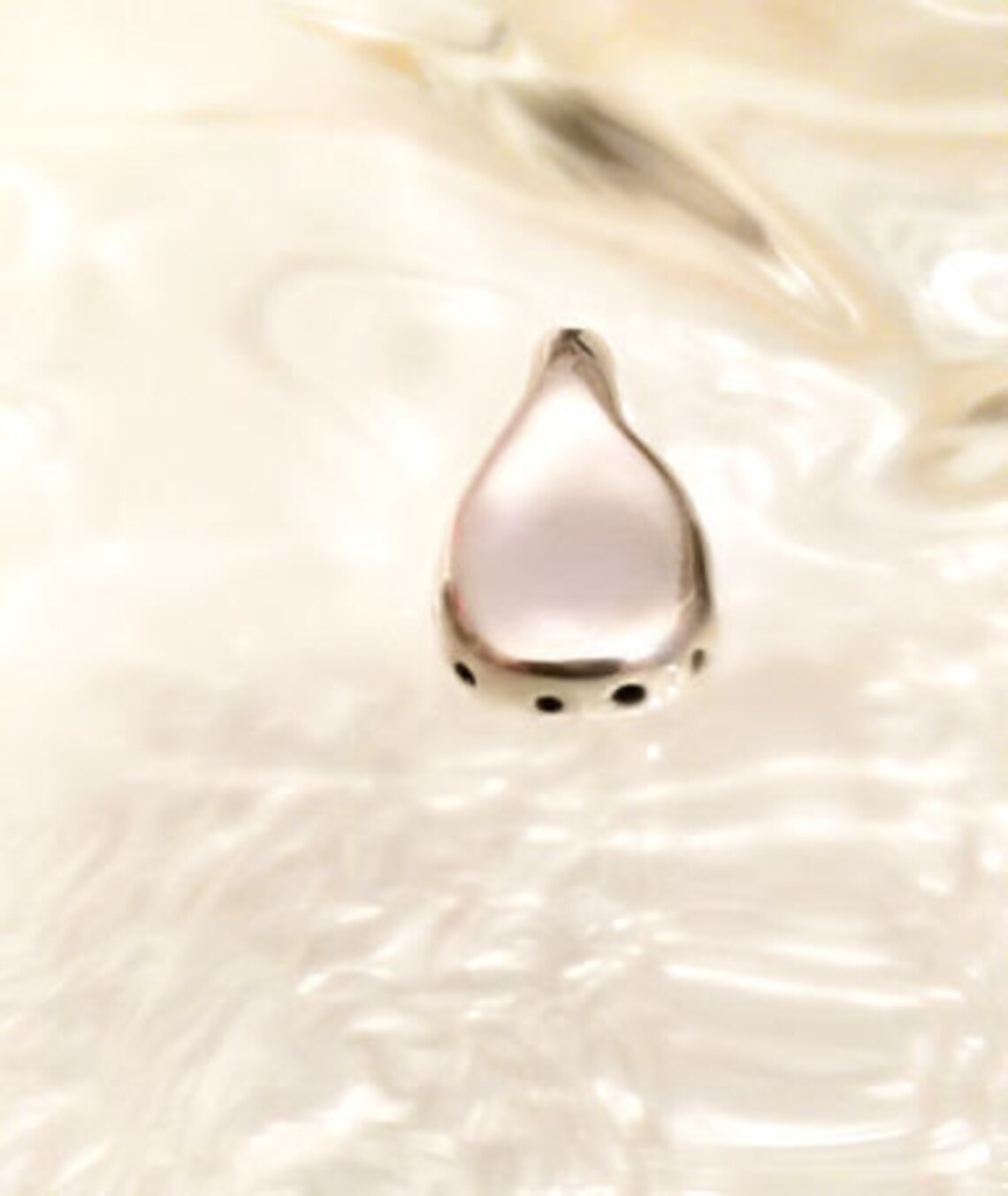 Sterling Silver Beach Pebble Pendant – Handmade Unisex Necklace - Etsy