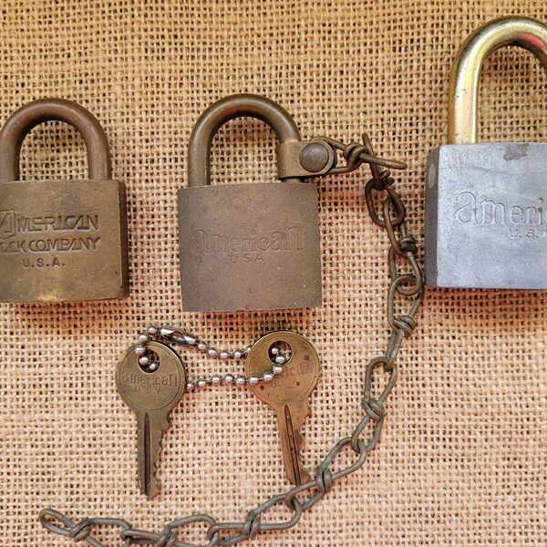 Vintage Padlocks - Etsy