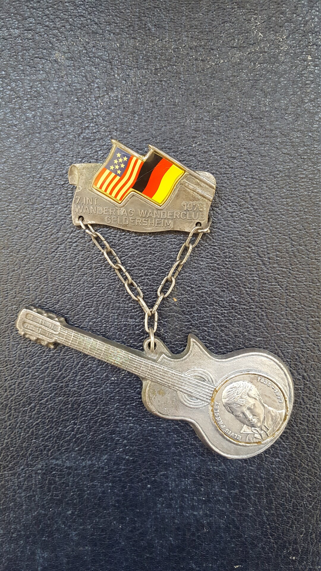 Elvis Presley German Fan Club Pin 1978 - Etsy