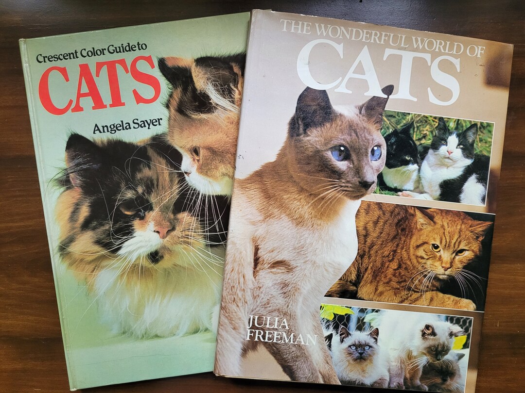 Vintage Cat Books: World Cats, Color Guide Set - Etsy