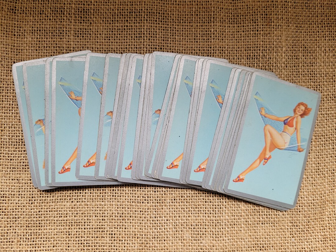 Vintage Remembrance Pin up Girl Playing Cards - 1 Deck - Etsy