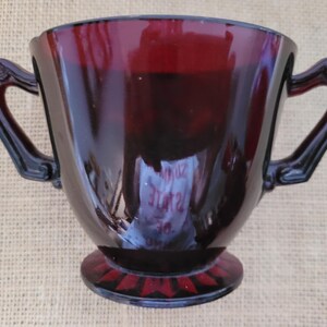 Collection of Five Royal Ruby Pieces by Anchor Hocking - One Price - Etsy