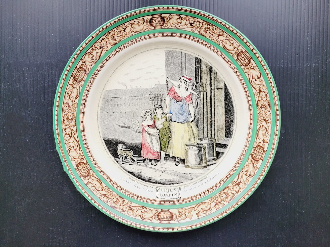 Cries of London Antique Plate by Adams of England Milk Maids - Etsy