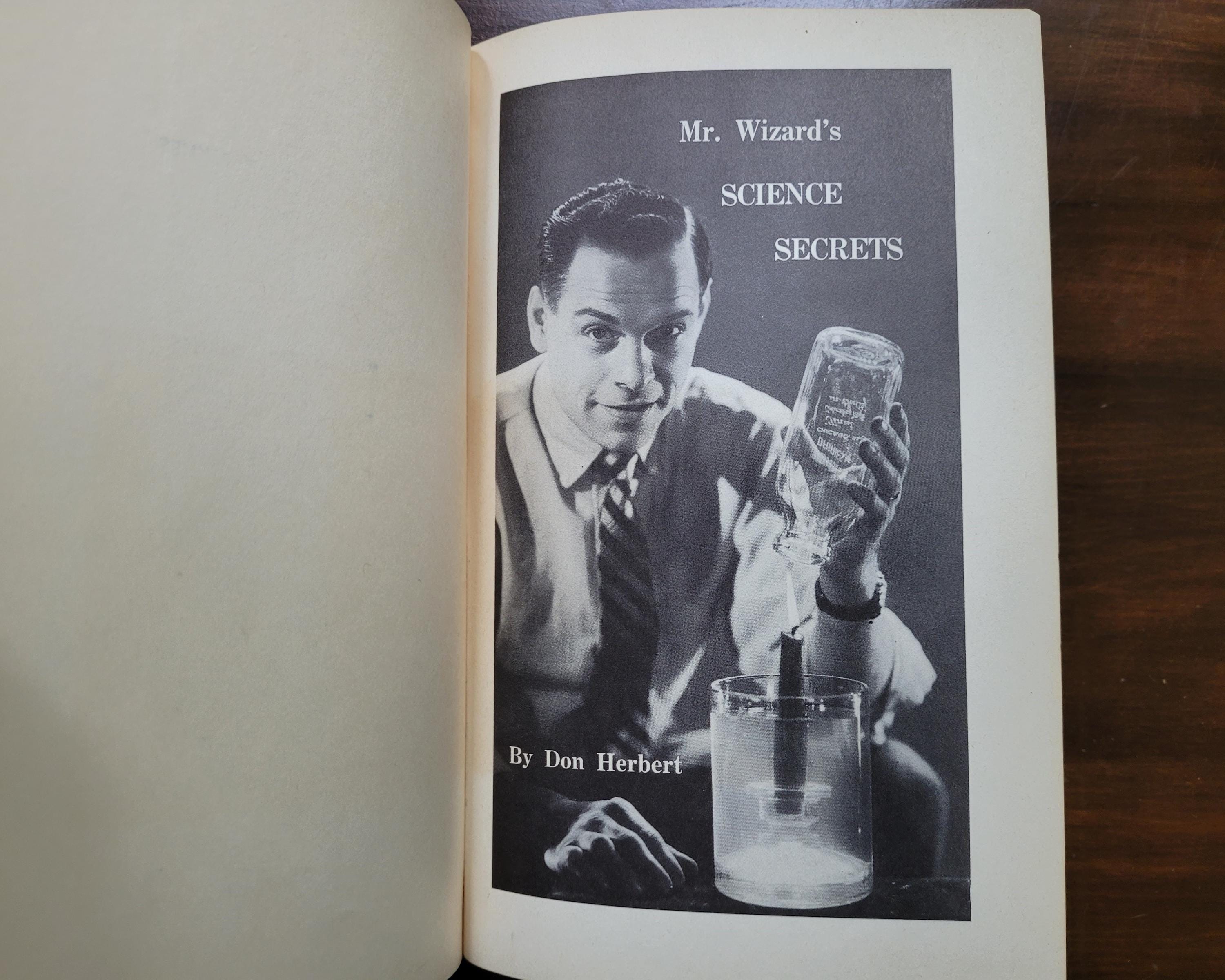 Mr. Wizard's Science Secrets by Don Herbert - Etsy