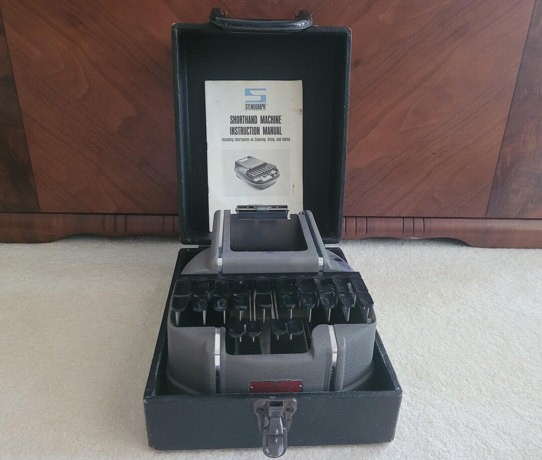 Stenograph Shorthand Machine - Court Recorder - Etsy