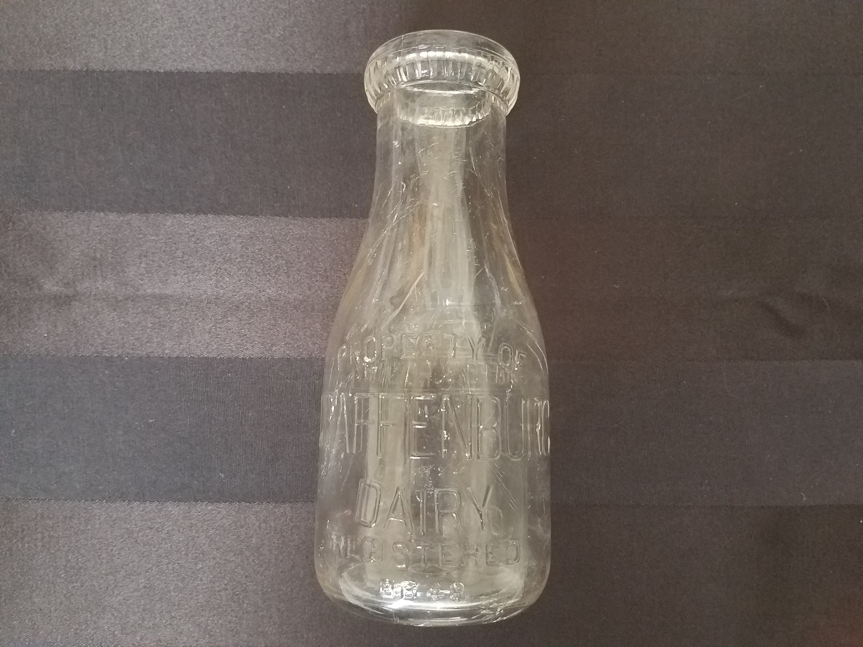 Owen Bros Graffenburg Dairy Utica NY One Pint Bottle - Etsy
