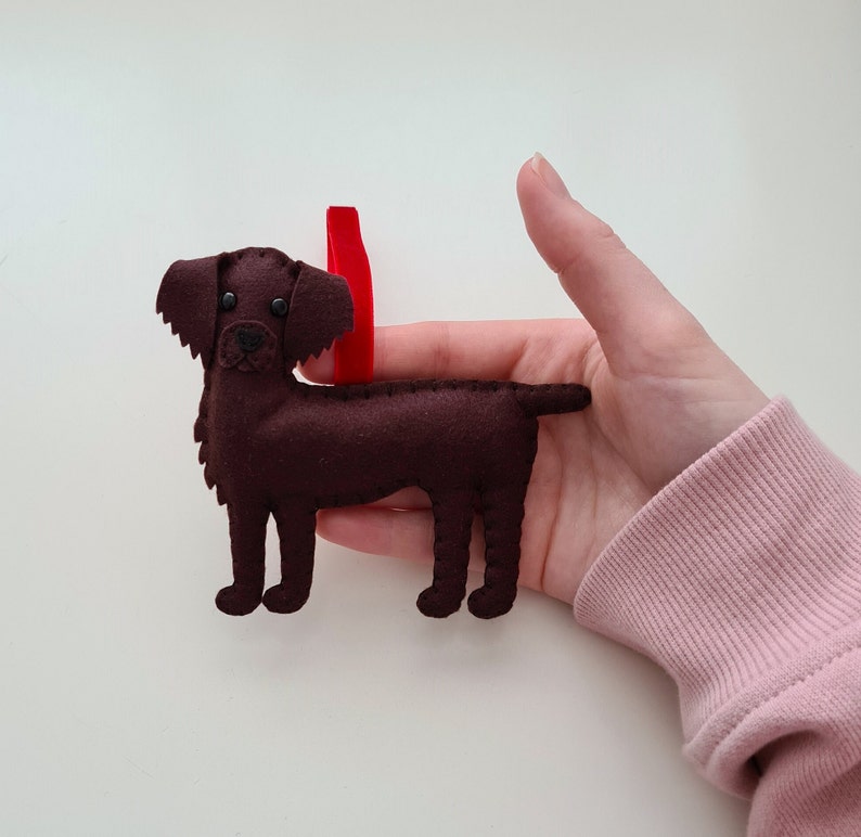 Custom Working Cocker Spaniel Christmas Decoration | Personalised Felt ...