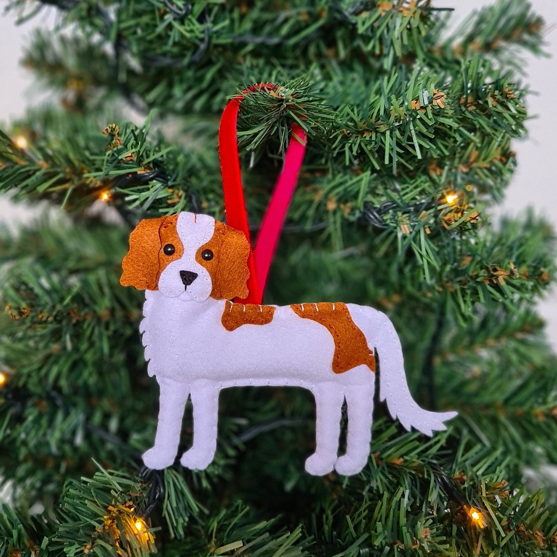 Custom Cavalier King Charles Spaniel Christmas Decoration ...