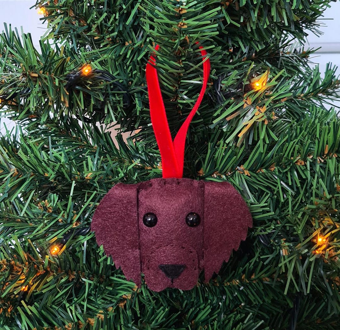 Custom Working Cocker Spaniel Decoration | Personalised Felt Dog ...