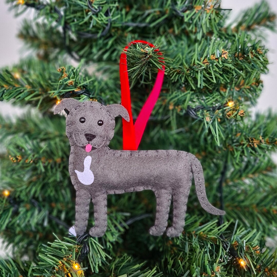 Custom Staffordshire Bull Terrier/staffy/staffie/pitbull Christmas ...