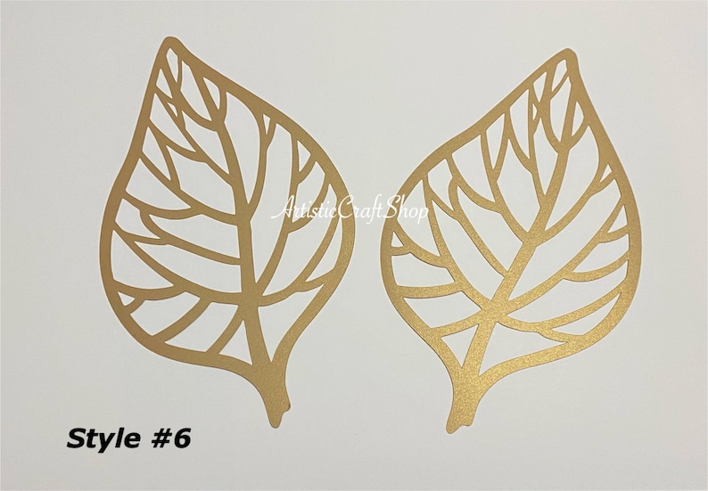 Paper Leaves Large Paper Leaves Paper Leaves Cutout Paper - Etsy