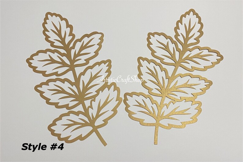 Paper Leaves Large Paper Leaves Paper Leaves Cutout Paper - Etsy