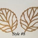 Paper Leaves Large Paper Leaves Paper Leaves Cutout Paper - Etsy