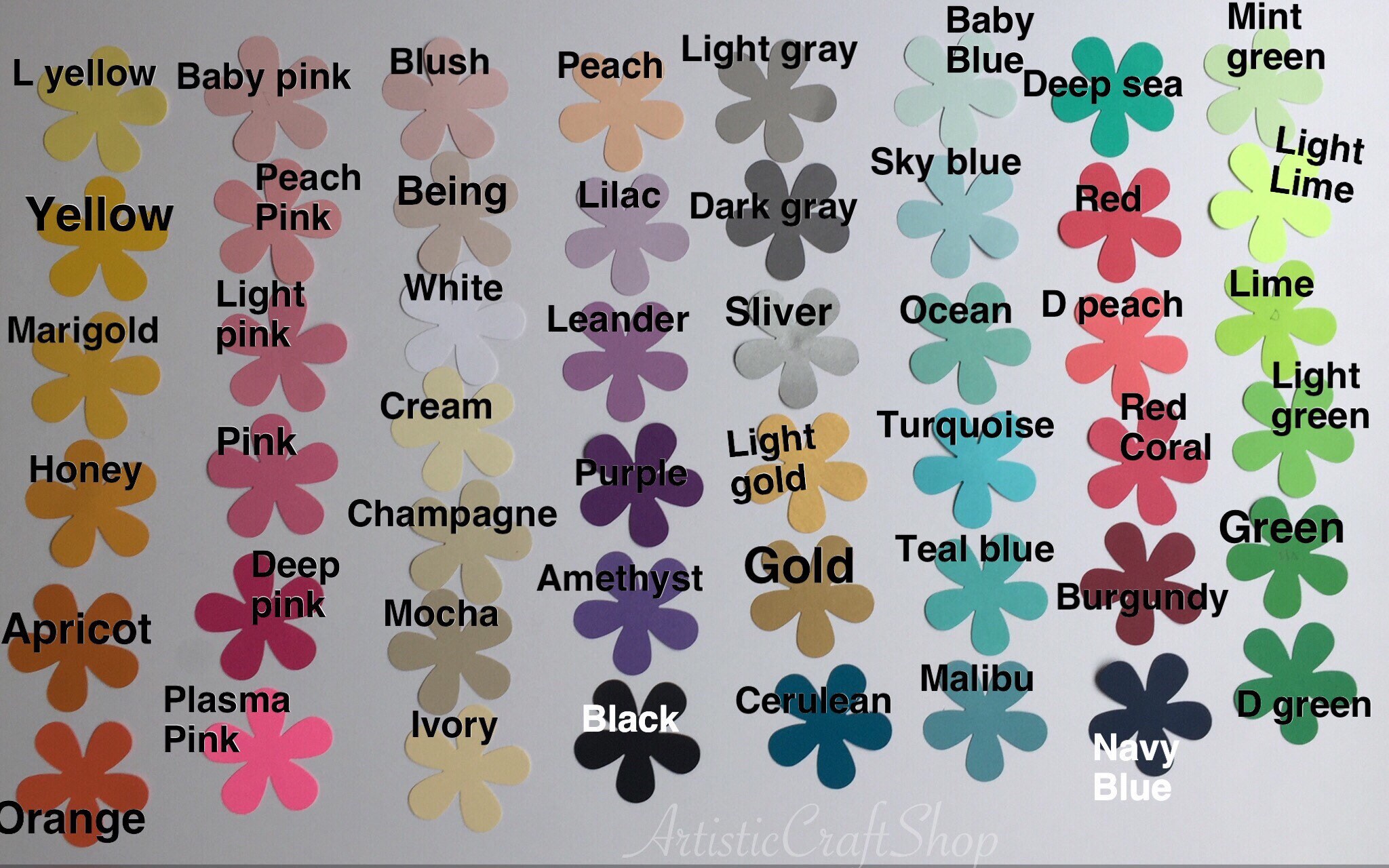 Paper Leaves Large Paper Leaves Paper Leaves Cutout Paper - Etsy