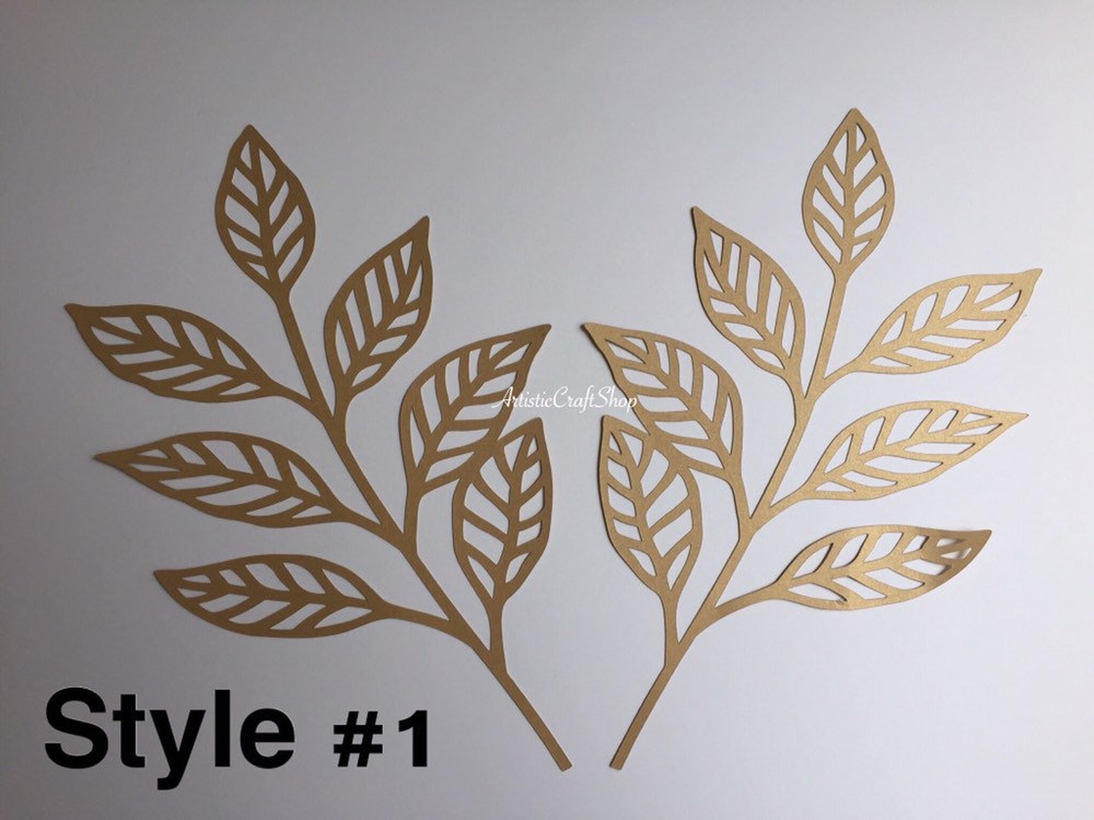 Paper Leaves Large Paper Leaves Paper Leaves Cutout Paper - Etsy