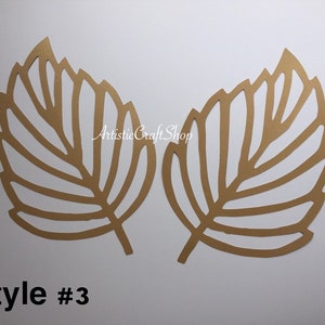 Paper Leaves, Large Paper Leaves, Paper Leaves Cutout, Paper Flower ...