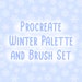 Procreate Snowflake Brush and Palette Set - Etsy