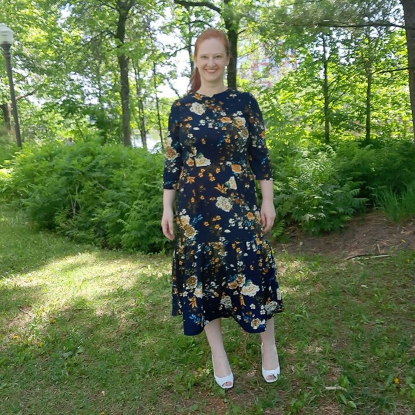 Sari Sheath Dress PDF Sewing Pattern | Sheath Dress | Ruffle Frill Tier ...