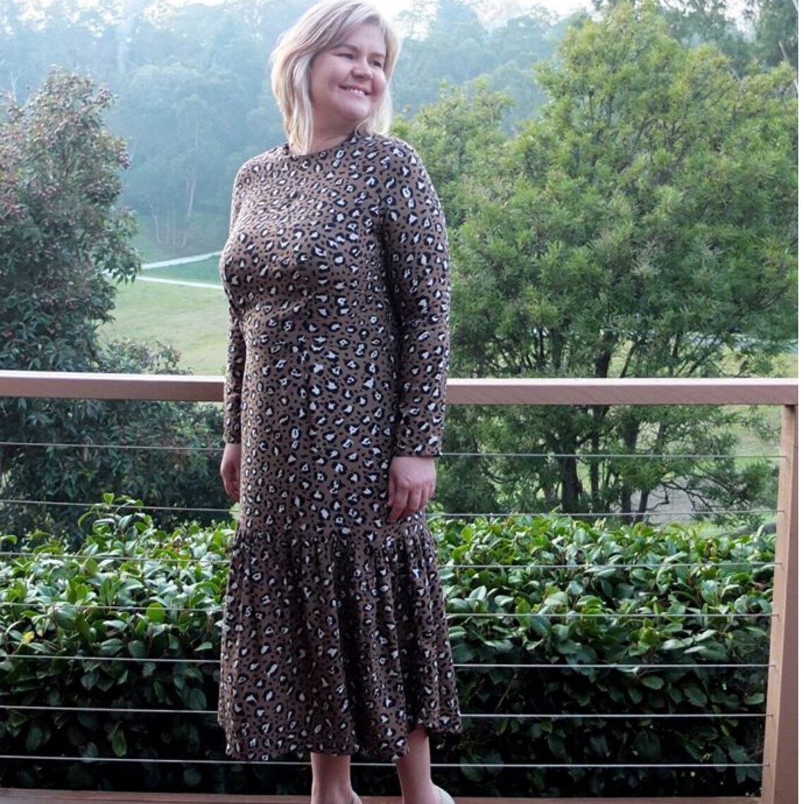 Sari Sheath Dress PDF Sewing Pattern | Sheath Dress | Ruffle Frill Tier ...