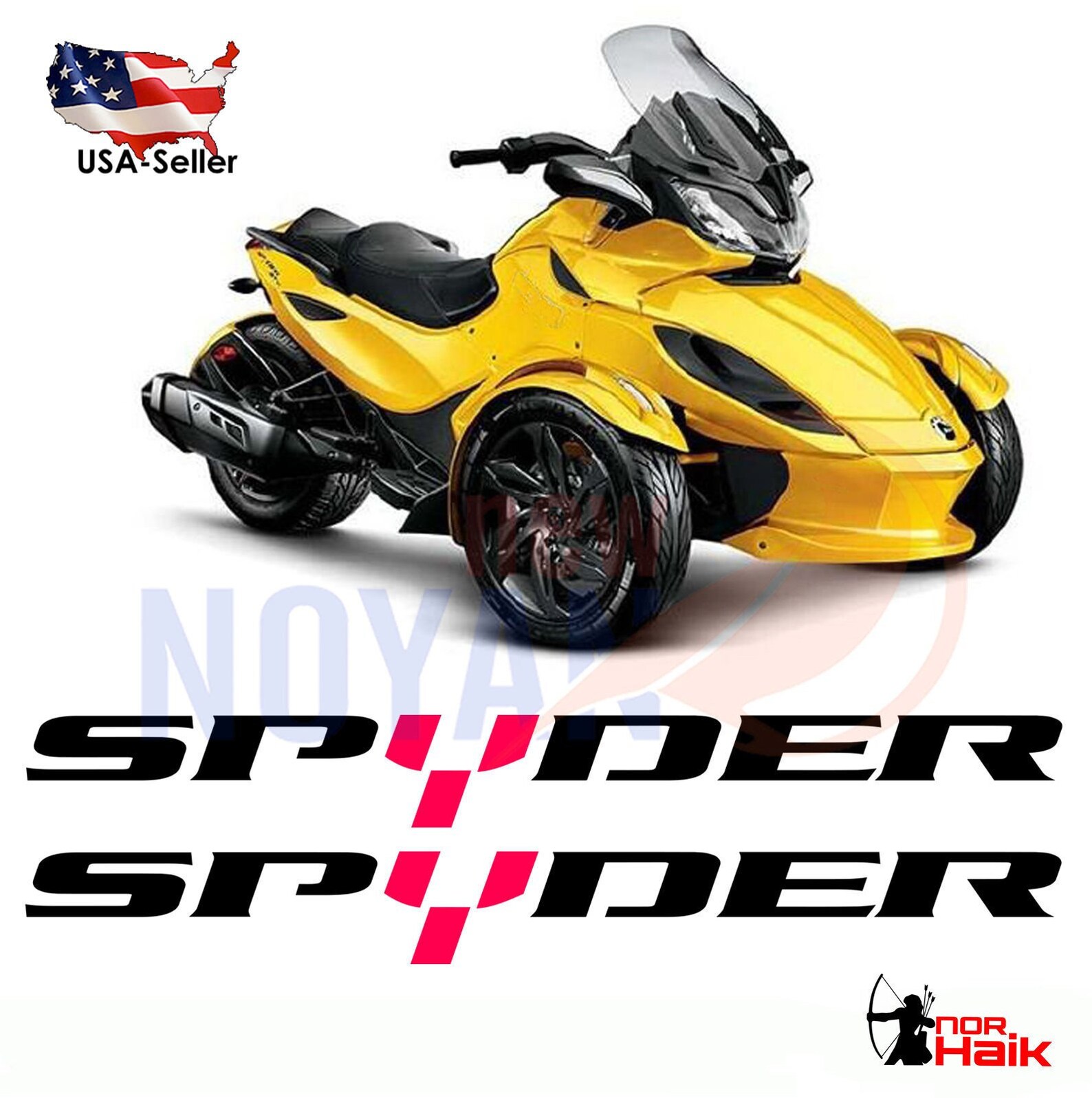 SPYDER logo VINYL DECAL | Etsy