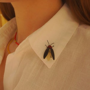 FIREFLY PIN SET / Firefly Pin - Glow in Dark Fireflies - Flexible ...