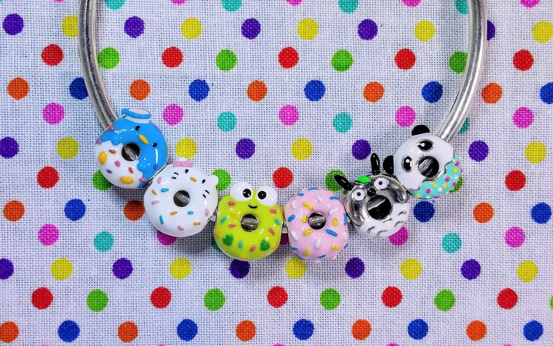Pandora Style Sanrio and Anime Donut Beads - Etsy