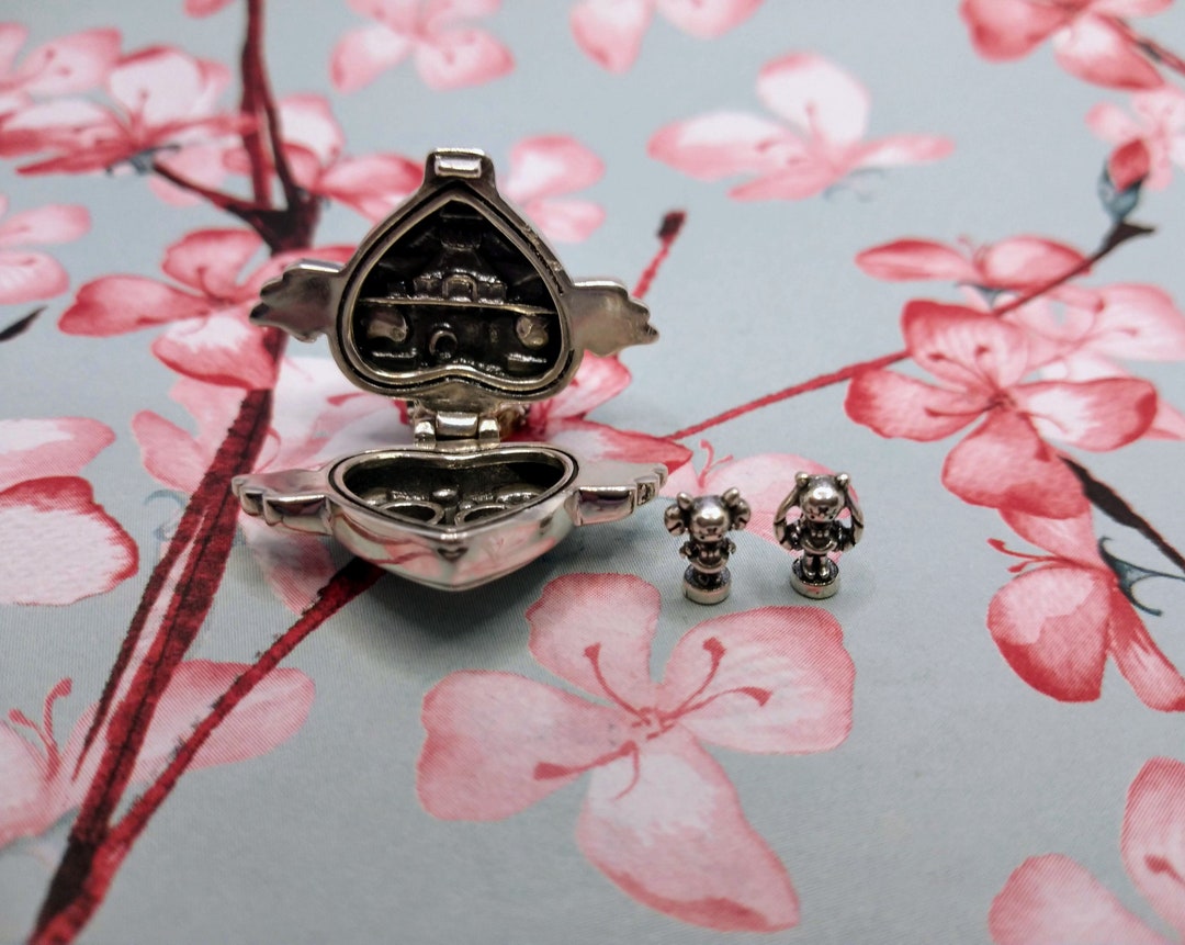 Pandora Style Charm- Polly Pocket Sailor Moon Inspired- Purple Stone ...