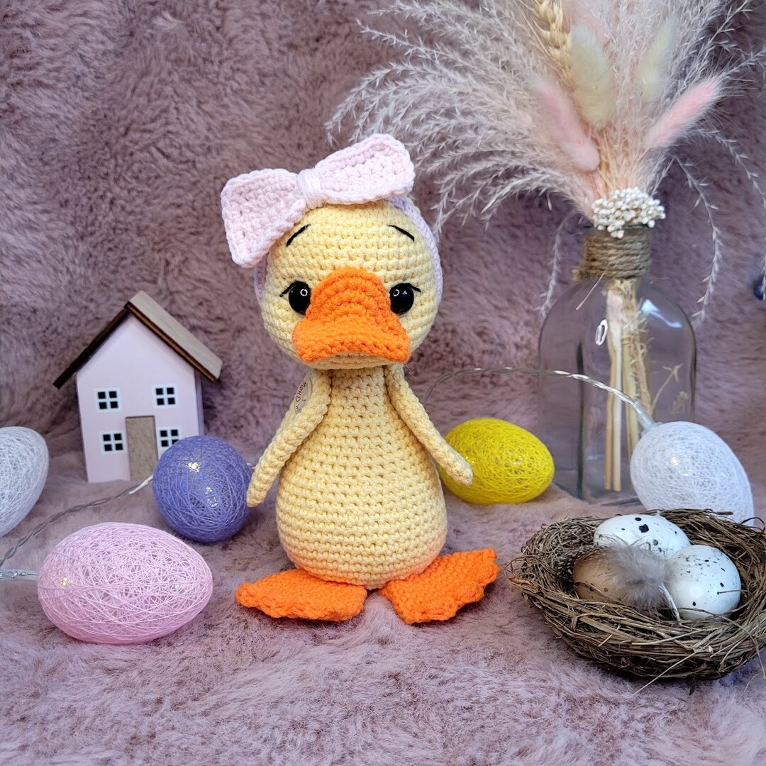 Crocheted Duckling,crochet Pattern Duckling,duck,crocheted Duck ...