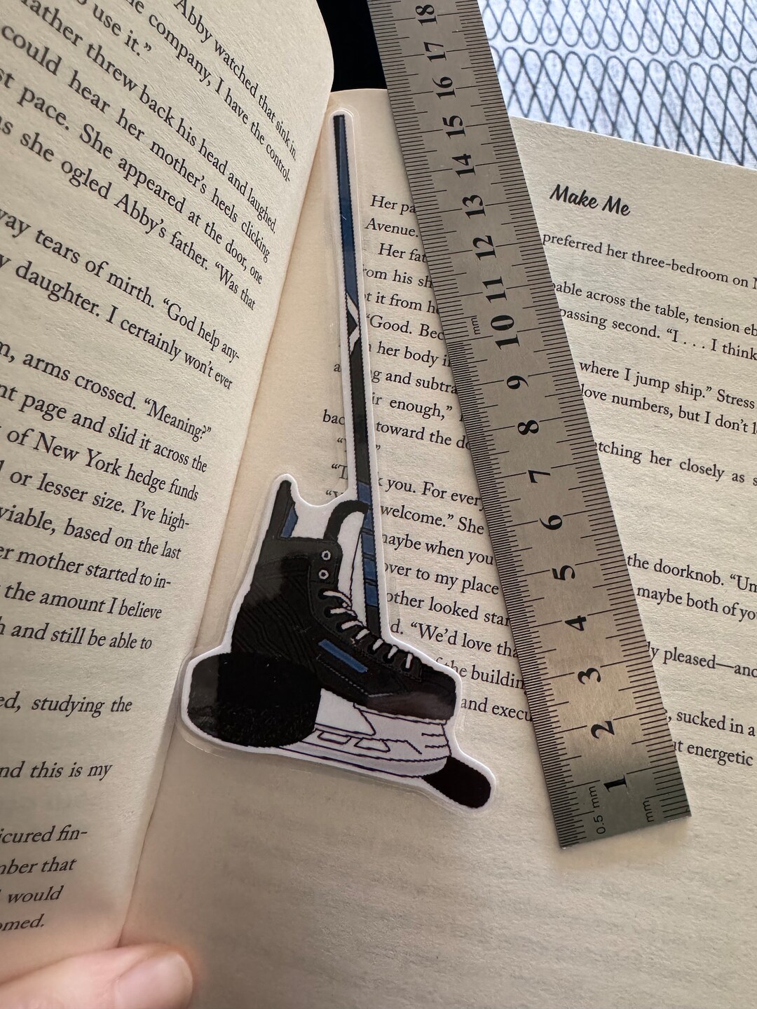 Ice Hockey Bookmarkbook Page Markerice Skate Bookmarkice Rink Book ...