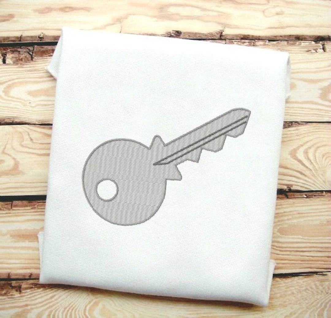 Key Fill Stitch Embroidery Design File in 9 Formats **** Instant ...