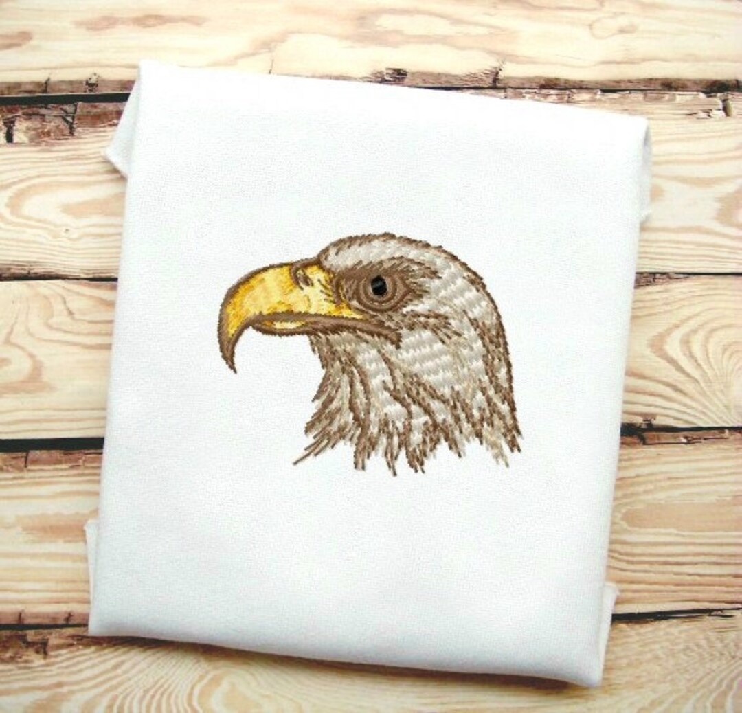 Hawk Fill Stitch Embroidery Design File in 9 Formats **** Instant ...