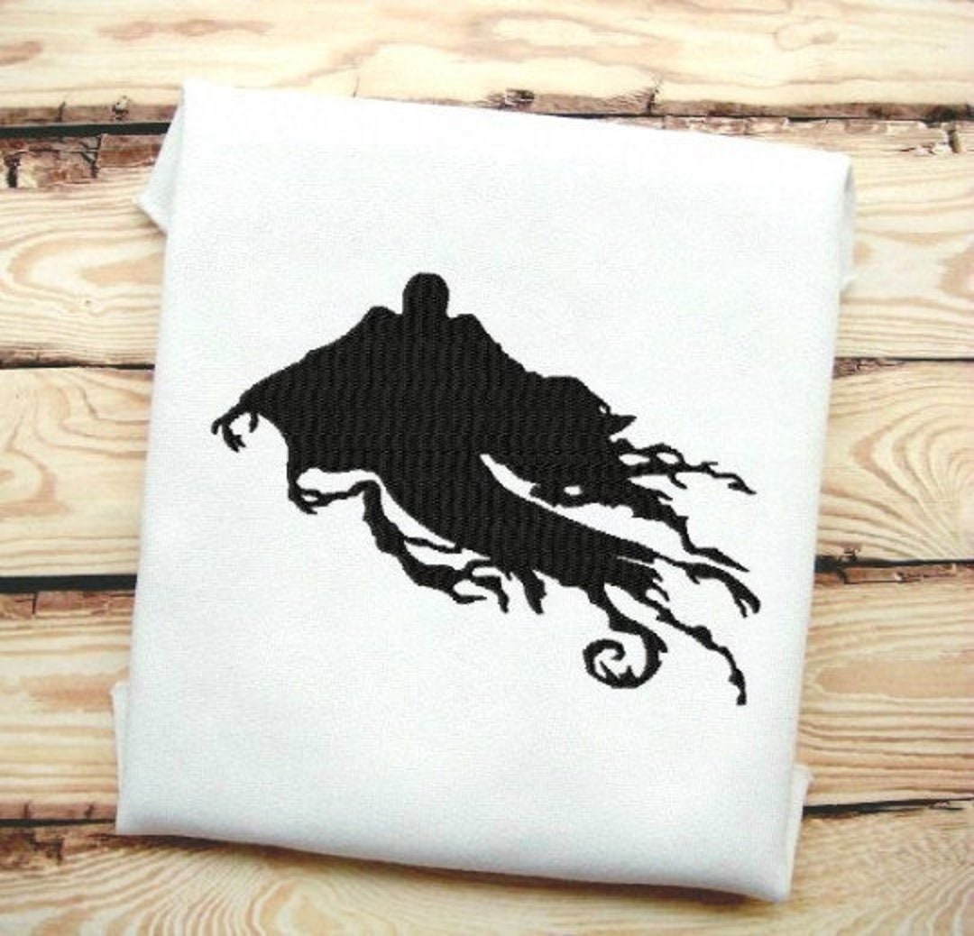 Ghost Silhouette Fill Stitch Embroidery Design File in 9 Formats ...