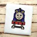 Thomas the Tank Engine Style Fill Stitch Embroidery Design | Etsy
