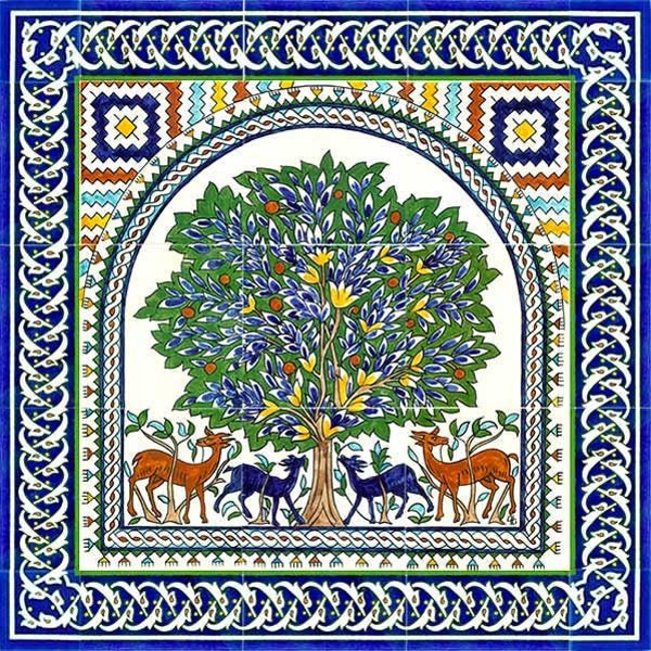 Tree of Life Tile Backsplash - Etsy