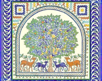 Tree of Life Tile - Etsy