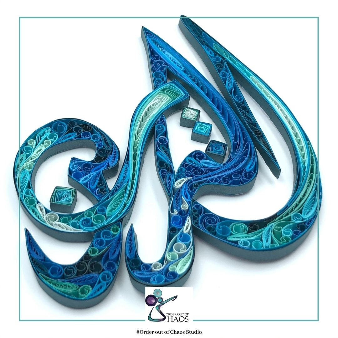 Quilling Art Calligraphic Name Wall Art Personalised - Etsy