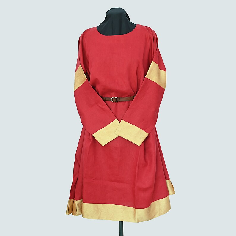 Medieval Linen Tunic Byzantine Empire Clothing Replica - Etsy