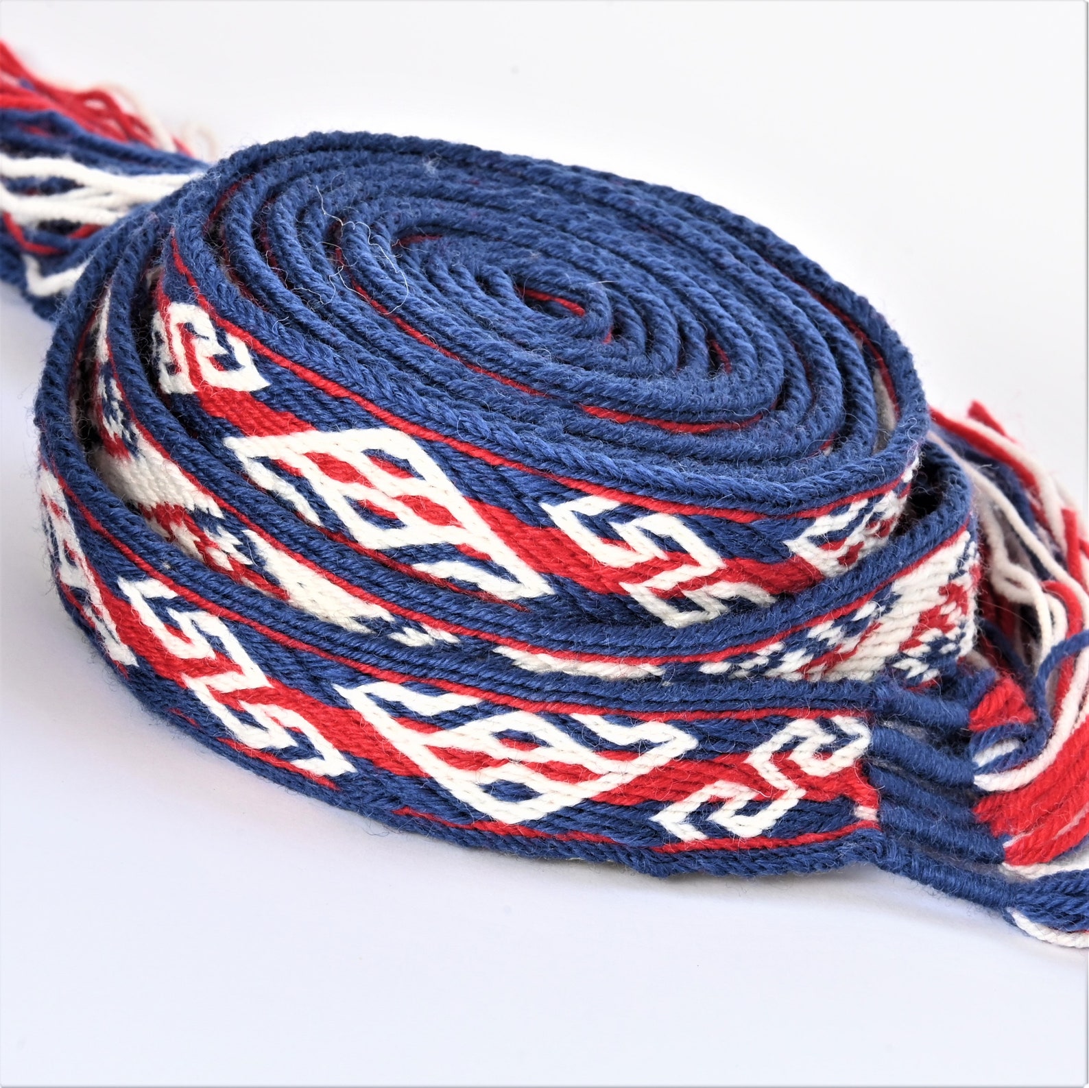 Tablet WOVEN BELT From Hallstatt, From 100% Wool 2,4 Cm Width - Etsy