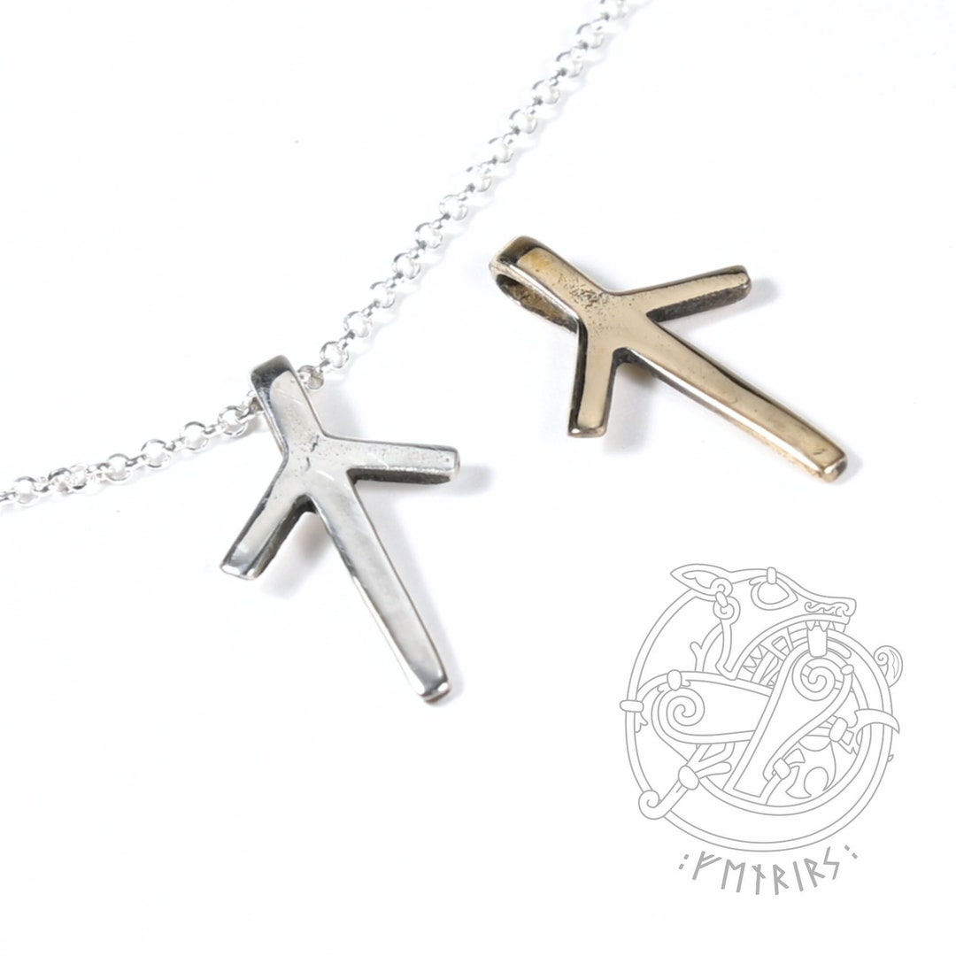 TIWAZ Rune Pendant Norse Elder Futhark - Etsy