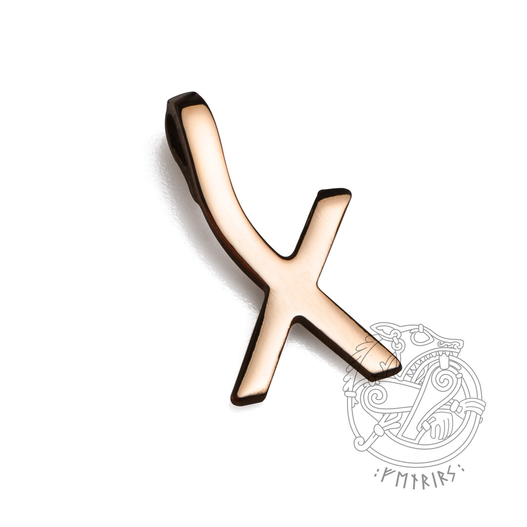GEBO Rune Pendant – Norse Symbol of Gift, Love & Harmony - Etsy