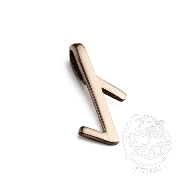 EIHWAZ Rune Pendant – Handmade Norse Yew Tree Talisman for Strength ...