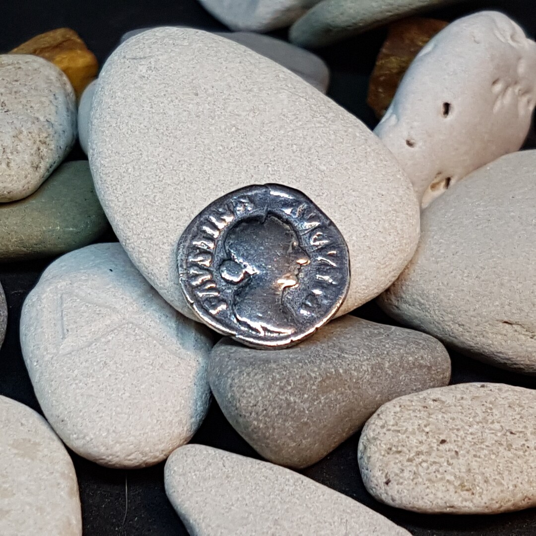 Denar FAVSTINA AVGVSTA Roman Coin Silver Copy - Etsy