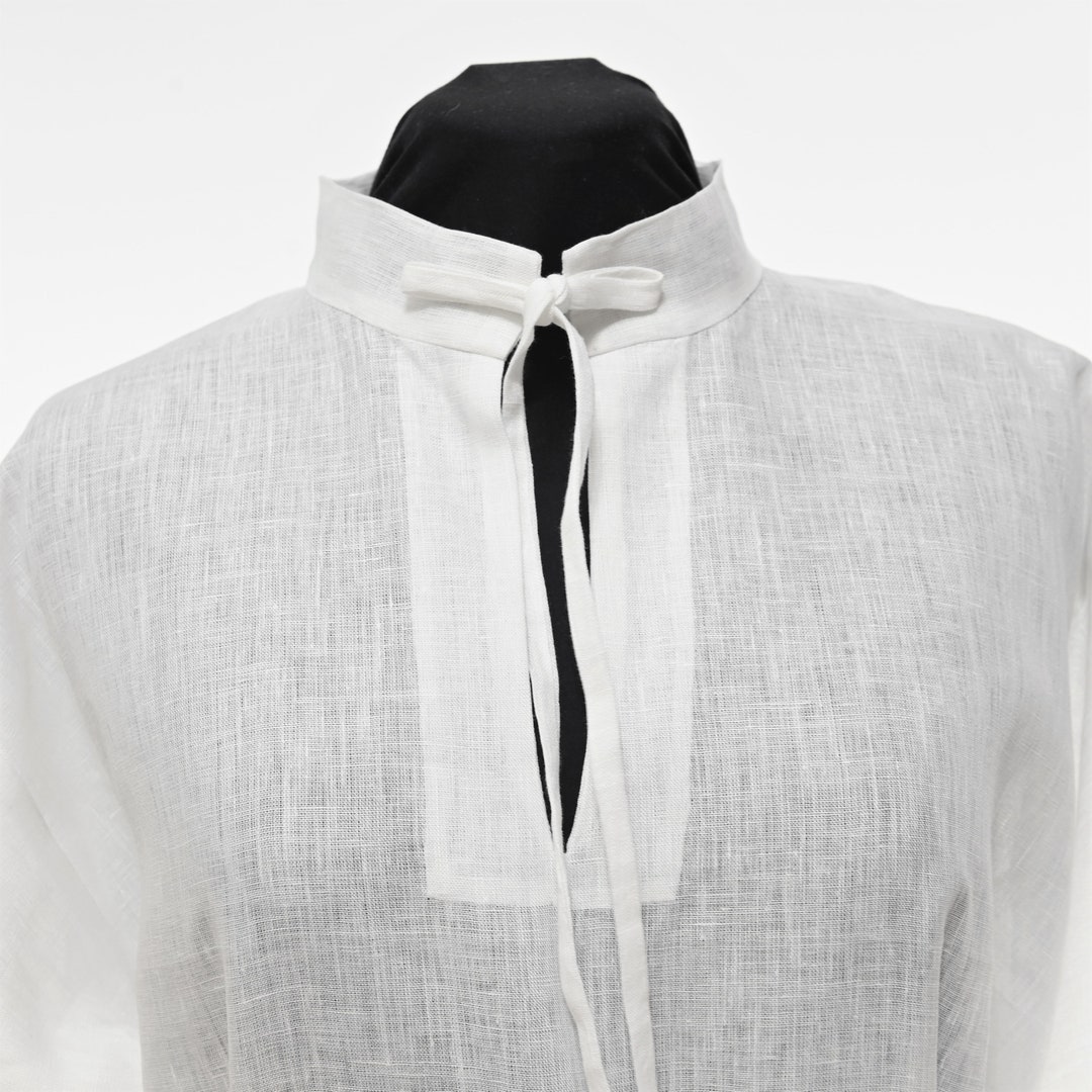 White Muslin Cotton Shirt, Late Medieval Tunic, Larp, SCA - Etsy