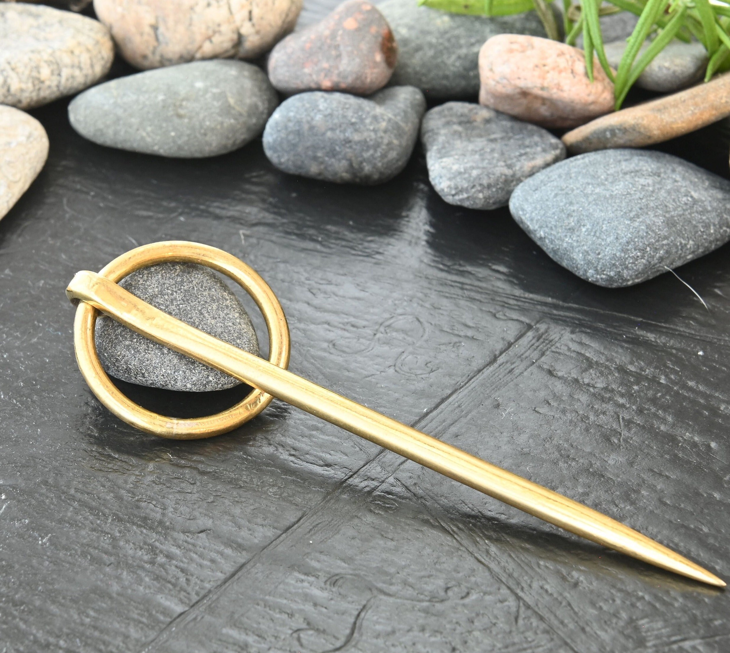 Bronze FIBULA Penannular Viking Pin Replica From Hedeby | Etsy