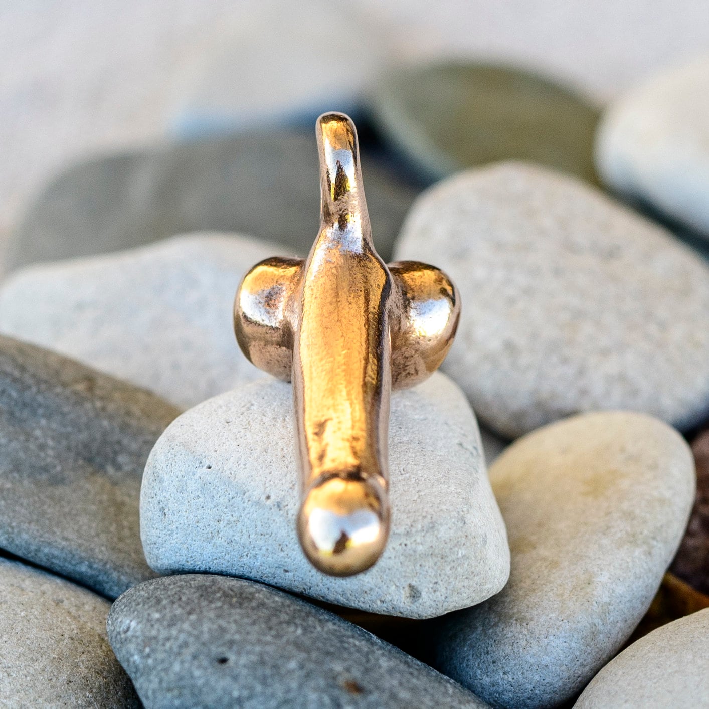 PHALLIC pendant bronze replica from Ancient Rome