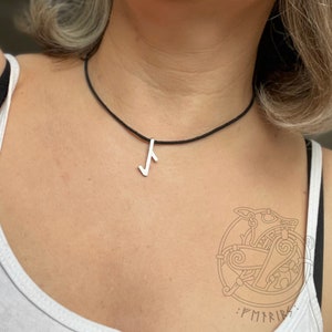 EIHWAZ Rune Pendant – Handmade Norse Yew Tree Talisman for Strength ...