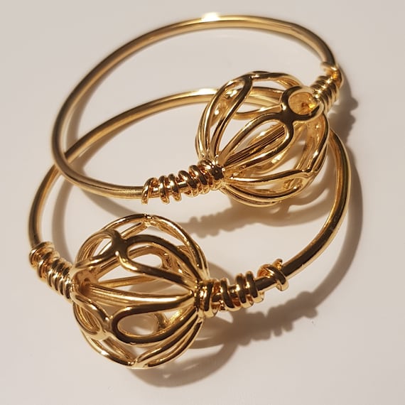 Byzantine Gold Temple Rings Set of 2 Replika From Mala | Etsy